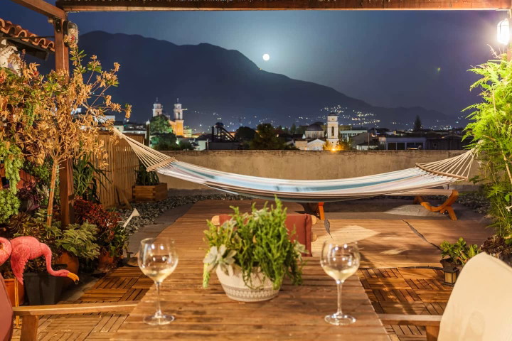 Chic Loft With Roof Garden And Panoramic View! - Kalamata
