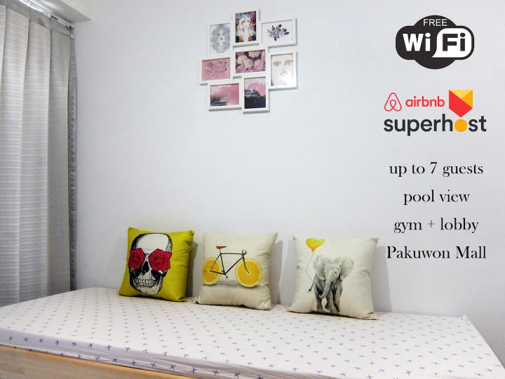 Superhost 2 Br - 5th Floor Pool View @Pakuwon Mall - Surabaya