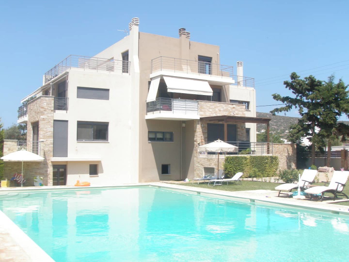 Porto Luxury Penthouse, Pool, Walk To The Beach - Milos