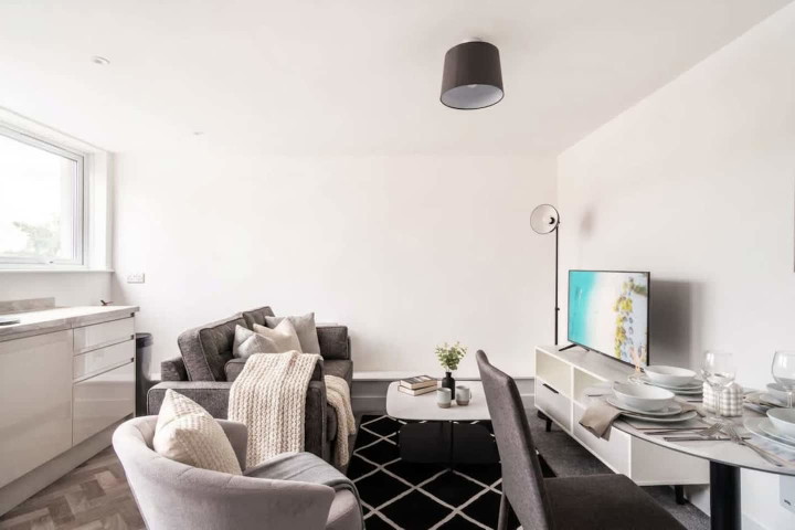 Spacious 1 Bed Apartment In Central Wrexham W Wifi - Wrexham