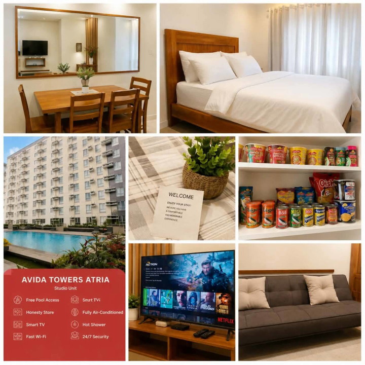 519 Avida Tower 3 Pool View Cozy, Central, Comfy - Iloilo City