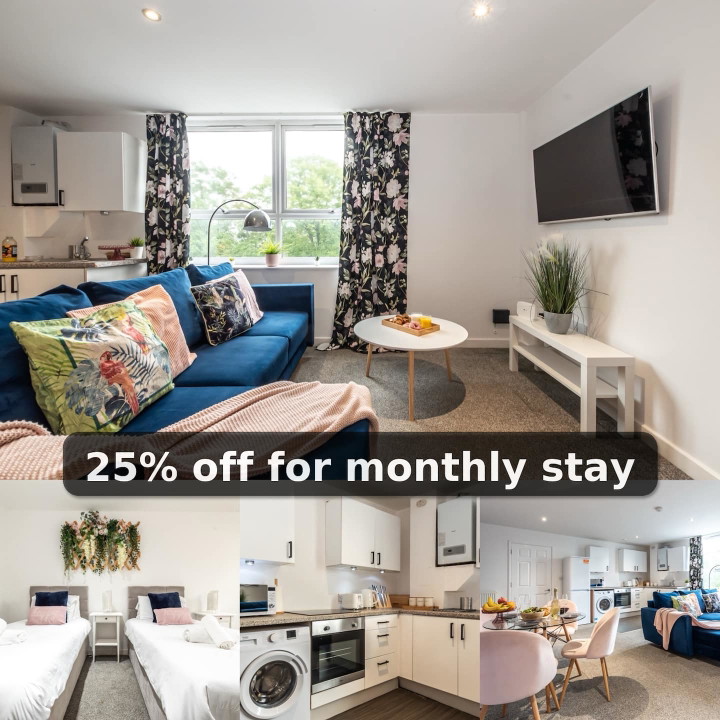 Sleeps 4 | Modern Southampton Flat | Free Parking - 修咸頓