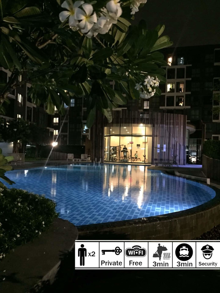 Condowifi/gym&pool/shopping Mall Train 2 - Thailand
