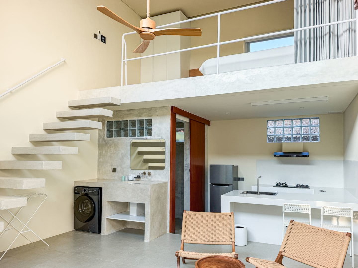 Villa Ombak R2, Tropical Loft-kitchen/washer/pool - Legian
