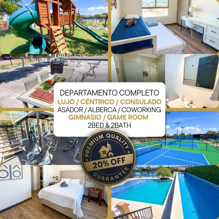 Torre Hexus | 2br, Alberca, Gym Y Más - Hermosillo