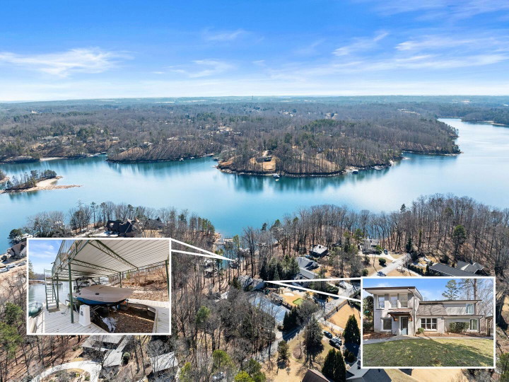 Lake Front, Dock, Tennis Courts, Pool, Hot Tub + - Flowery Branch, GA