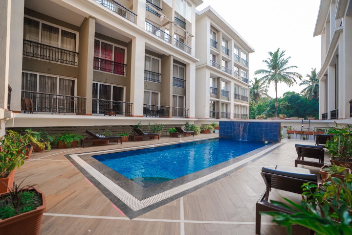 Top-rated 1bhk W/ Pvt Kitchen & Hall At Calangute - Goa