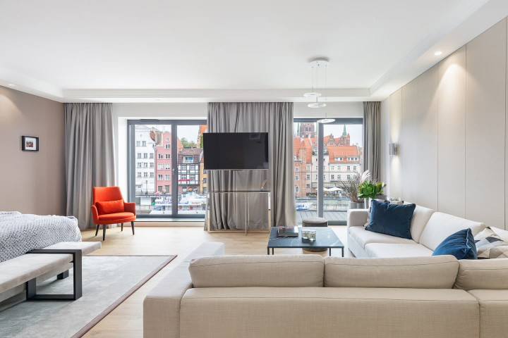 Deo Plaza 204a | Chic Studio | River View - Gdańsk
