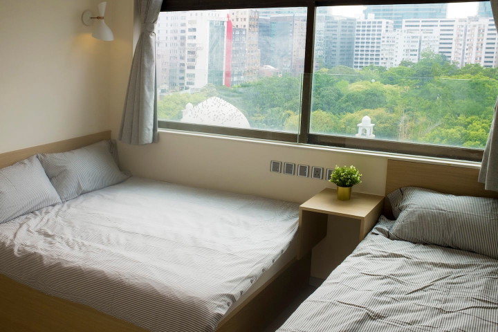 2 Queen Beds Sunny Rm (2-4 People) Next To Tst Mtr - Hong Kong