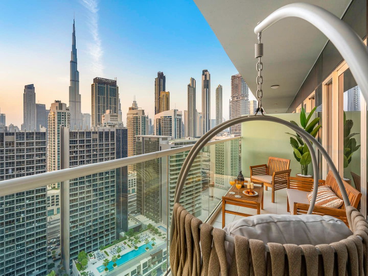 Charming & Cozy 1br | Burj Khalifa Skyline View - Dubai