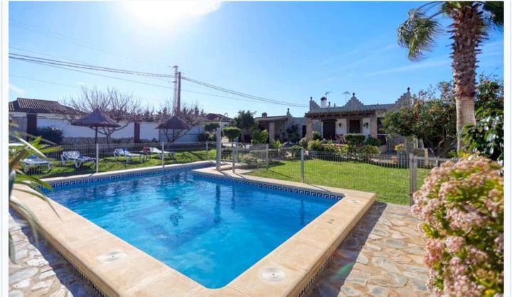 Casa Con Piscina Vallada, Ac. Solo Familias. Conil - Medina-Sidonia