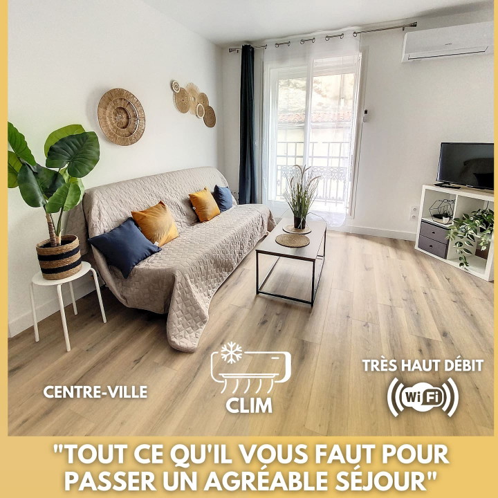 Le St Camille, T2 Climatisé En Centre-ville - Balaruc-les-Bains