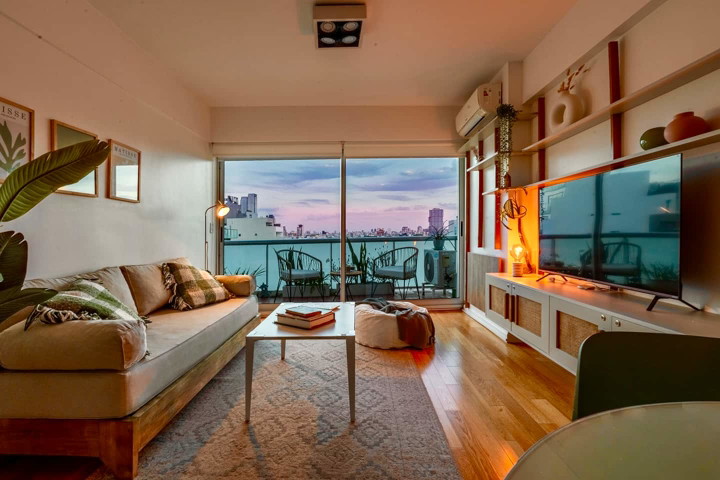 Superbe Appartement Dans Une Tour De Luxe Avec Vue Imprenable Et 2 Piscines - Buenos Aires