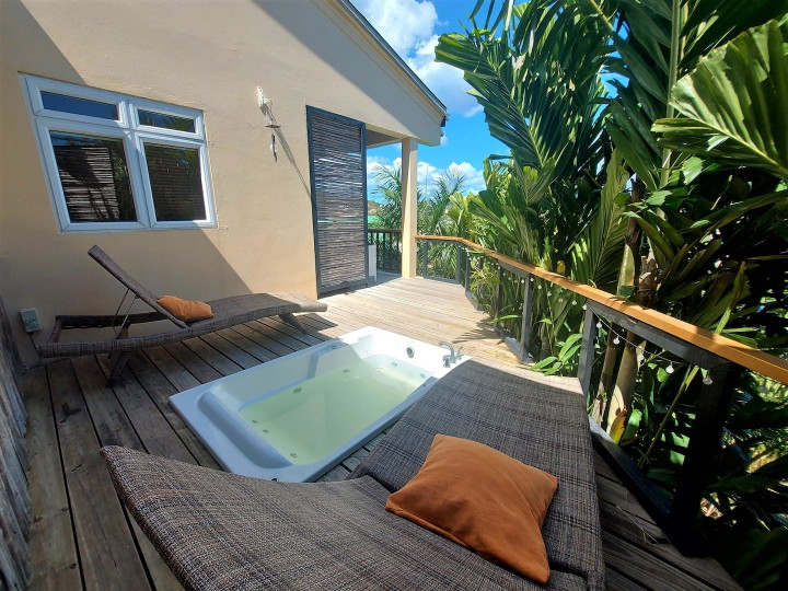 Casa Del Artista Con Un Balcón Ventoso Y Bañera De Hidromasaje. - Grenada