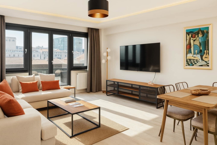 Bomonti 42 Suites | 2 Bedroom Modern Apartment - Istanbul