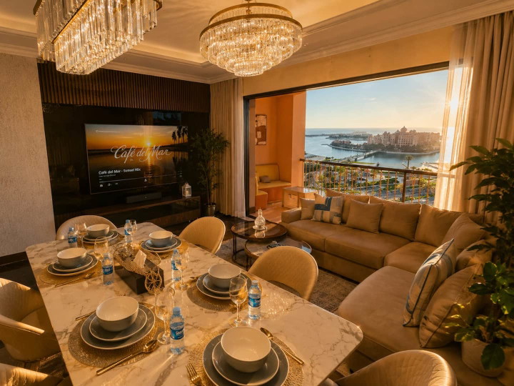 Heart Of Pearl 3br, Huge Terrace & Marina Views - Doha