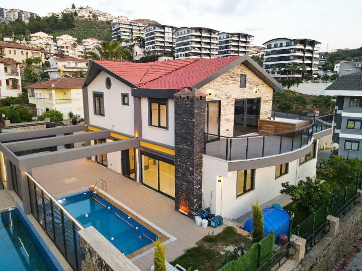 РОСКОШНАЯ ОТДЕЛЬНАЯ ВИЛЛА 4+2 В КАРГЫДЖАКЕ АЛАНИЯ - Alanya