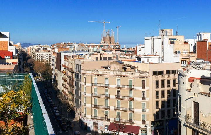 Penthouse Dans Les Quartiers Animés De Leixample Et De Gràcia - Barcelone