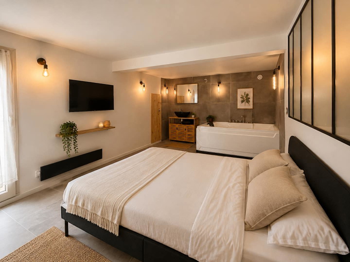 Cocon Romantique Avec Jacuzzi Près De Genève - Divonne-les-Bains