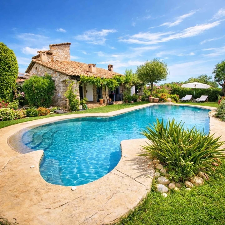 Villa Withgarden- Pool - Wifi - Ac-view Of The Sea - Nizza