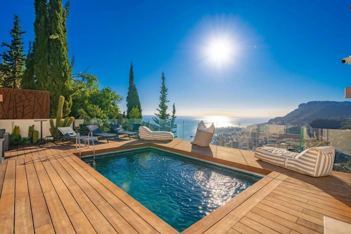 Villa De Luxe Avec Vue Panoramique Sur La Mer Et Monaco - Beausoleil