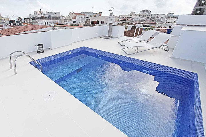 Penthouse Duplex - Private Pool - 錫切斯