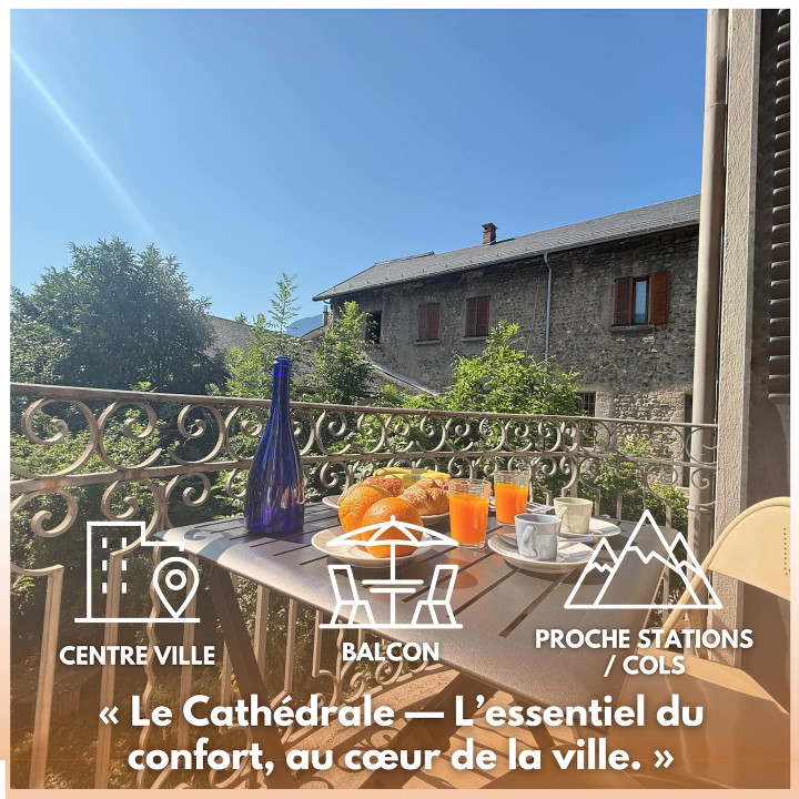°The Cathedral  Bike Storage  Parking  Balcony° - Saint-Jean-de-Maurienne