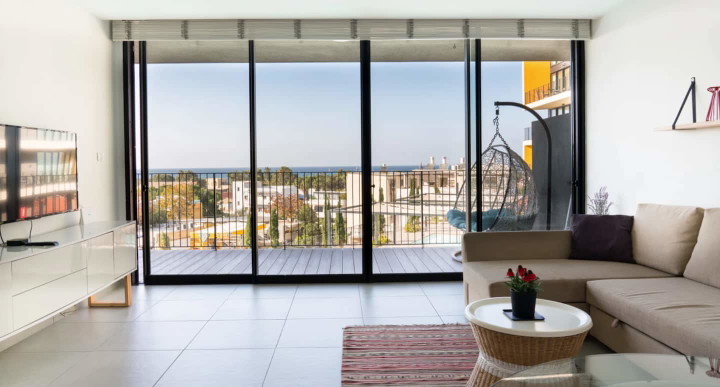 (Safe Room Inside)sea View With Pool, Gym, Parking - Israel