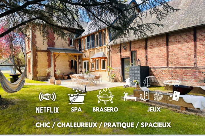 Maison Adeli - 4* Gîte - Spa/brazier/billiards - Cabourg