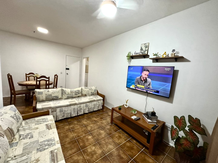 Apartment 01 Bedroom Air Conditioning 600m From The Beach - Guarujá