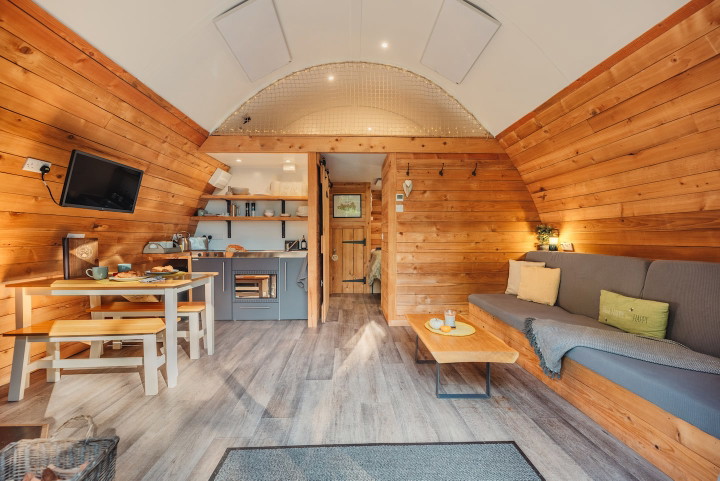 Calon (Heart) Woodland Cabin With Outdoor Bath - Brecon