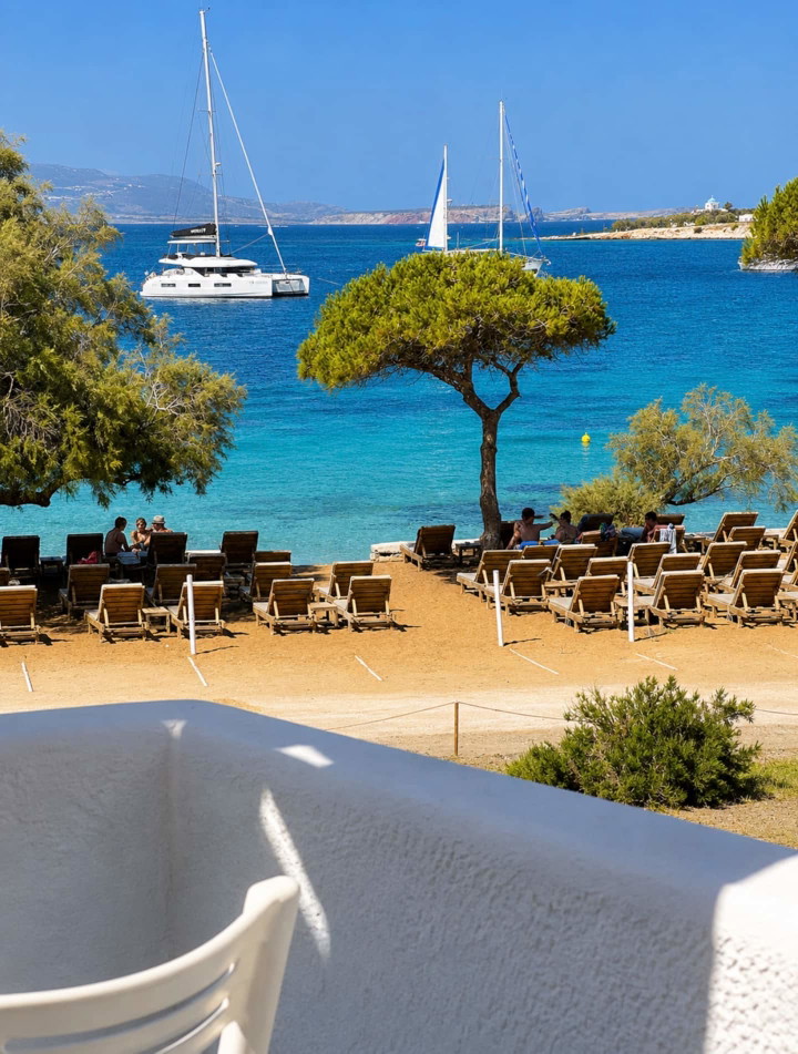 Wake Up By The Sea  Krios Beachfront Studio For 2 - Paros