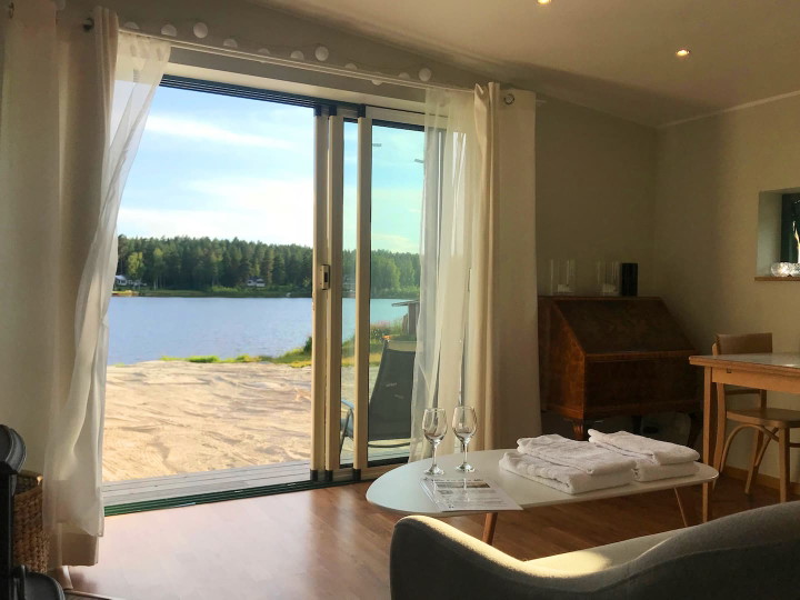 Writer's Beach Cabin Open Firescand-designsauna - Luleå