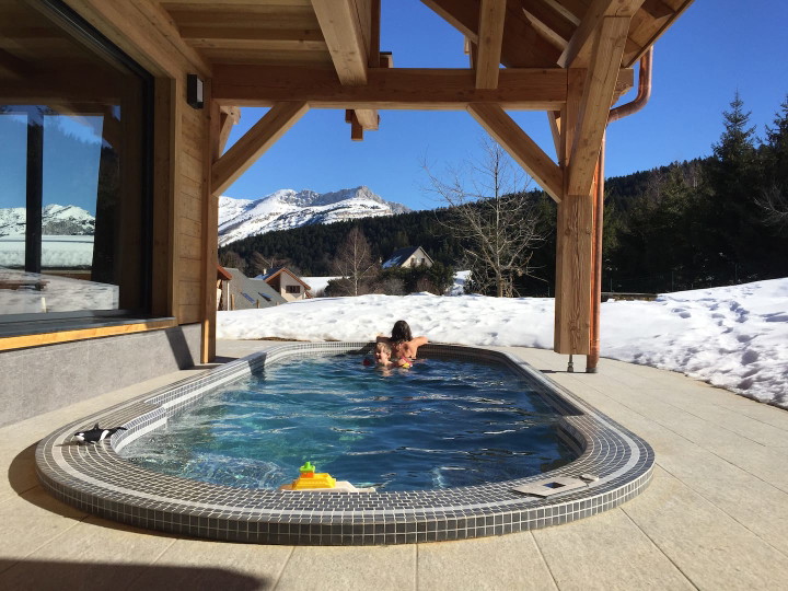 Chalet 5 ***** La Vercouline | 10 People With Heated Pool / Spa. Summer Winter - Villard-de-Lans