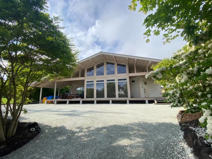 Vue Sur Le Mont Asama|villa Nordique En Rondins De 250 M²|sauna Et Barbecue - Karuizawa