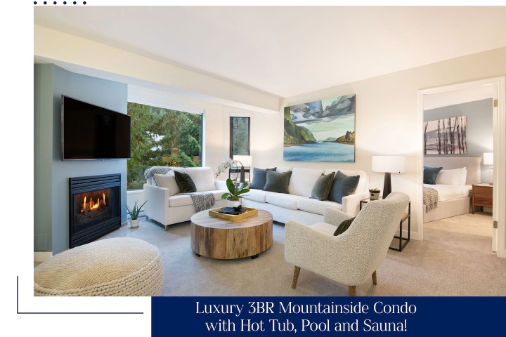 True Luxury 3br-2ba Next To Slopes W/ht,pool,sauna - ウィスラー