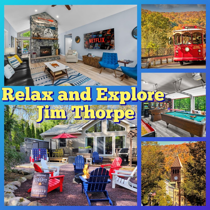 Ranch At Bear Creek Lake Jim Thorpe Game Room, Fire Pit Walk To Pool And Lake! - Palmerton, PA
