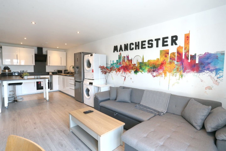 Stylish 2-bed · Walk To Deansgate & Old Trafford - Manchester, NH