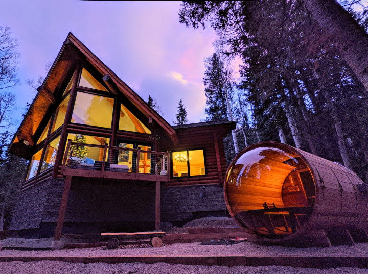 A+ Creek Views! Log Cabin Near I-70; Forest Sauna - Georgetown, CO