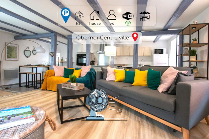 The Cozy Nest - House In The City Center - Obernai