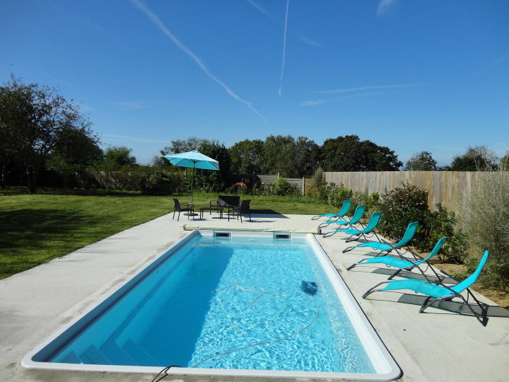 Les Grandes Landes - Piscine Privée - Grand Jardin - Isigny-sur-Mer