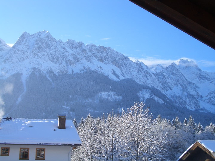 Panorama-ausblick Wohnung Wetterstein - Grainau