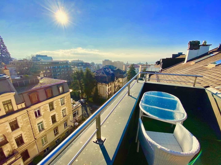Penthouse Between Lake, Ouchy And City Center - Lausanne