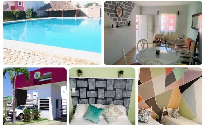 Private, In Commercial Area, A/c, Pool And Invoice - Manzanillo