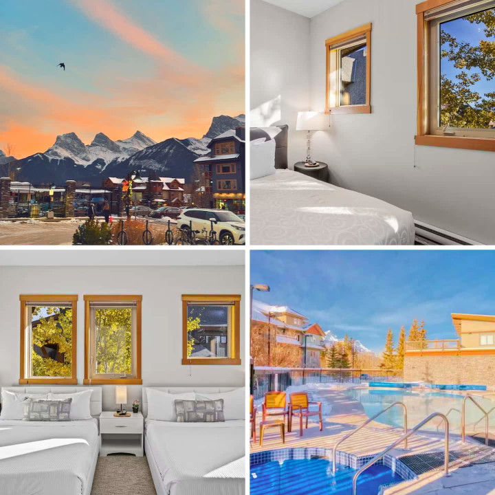 Summer Bliss- Ac, Hot Tub, Pool, Gym, Free Parking - Canmore