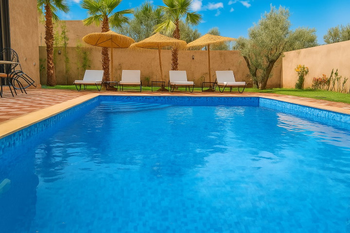 Tortuebleue Modern Villa With Private Pool - Morocco