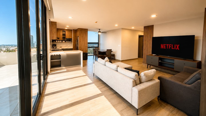 Ph De Luxe De 3 Chambres | Parque Fundidora | 9 Personnes - Monterrey