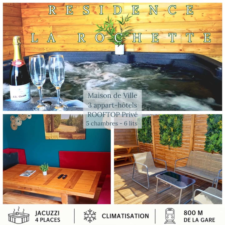 Maison De Ville 3 Apparthôtel Jacuzzi Clim Rooftop - Roanne
