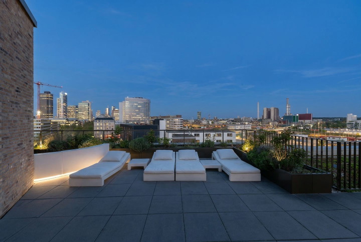 Free Parking - Skyline-suite & Terrasse & Fitness - Frankfurt am Main