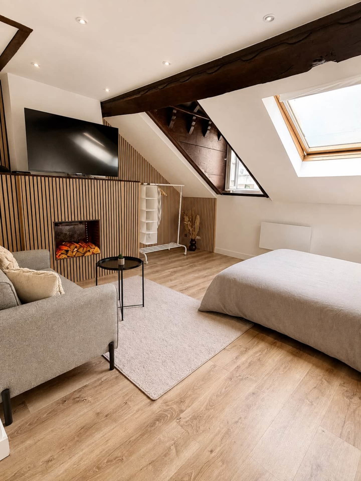 Amber Studio - Avec Cheminée, Quartier Européen - Bruxelles